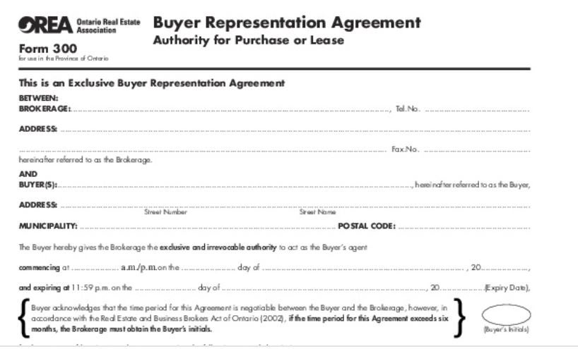 What s A Buyer Representation Agreement Dave McMurray Sales 