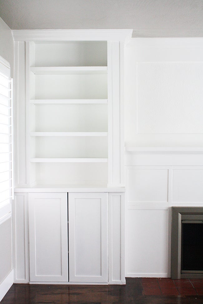 How To Get Built In Shelves On A Budget